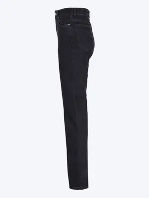 TOTEME Logo-patch Jeans - Black