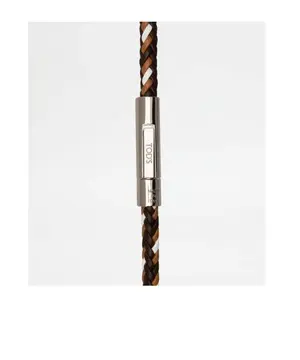 TOD'S My Colors Braided Leather Bracelet - Multicolor