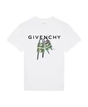 Givenchy 4g Lock Slim Fit T-shirt - White