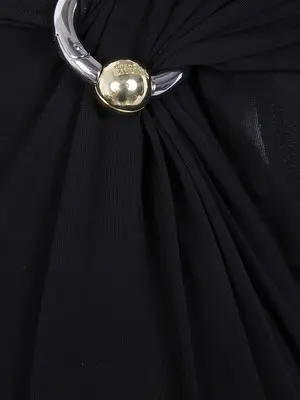 JEAN PAUL GAULTIER Sleeveless Twisted-neckline Maxi Dress