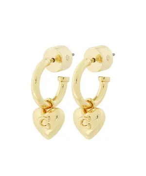 COACH Heart-shaped Drop Earrings
