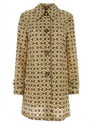 Gucci Graphic Printed Mid-length Coat