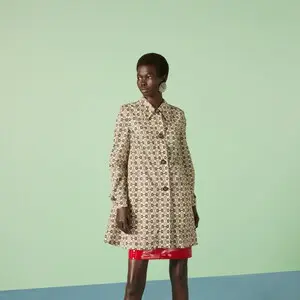 Gucci Graphic Printed Mid-length Coat