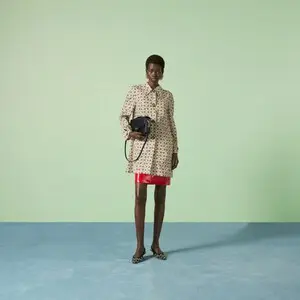 Gucci Graphic Printed Mid-length Coat