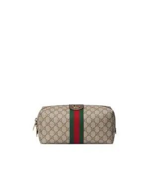 Gucci Ophidia Gg Toiletry Bag - Beige/ebony