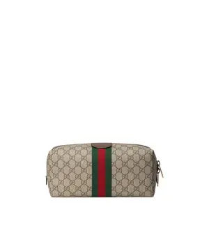 Gucci Ophidia Gg Toiletry Bag - Beige/ebony