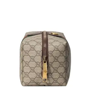 Gucci Ophidia Gg Toiletry Bag - Beige/ebony