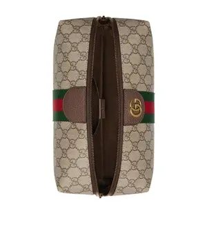 Gucci Ophidia Gg Toiletry Bag - Beige/ebony