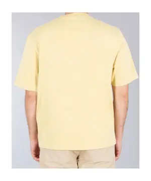AMI Paris Logo Detailed Crewneck T-shirt - Nude