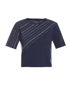 EA7 T-shirt With Logo Detail - Black