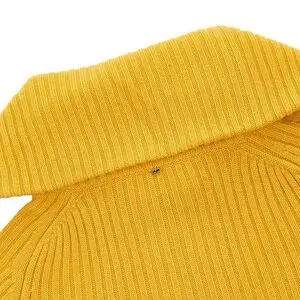 Sportmax Ribbed Knit Sweater With Lapel Collar