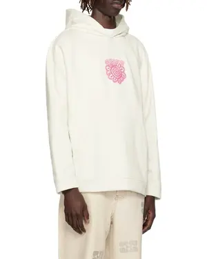 GANNI Logo-appliqué Long-sleeved Hoodie