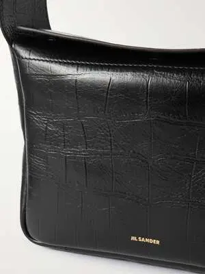 JIL SANDER Embossed Messenger Bag