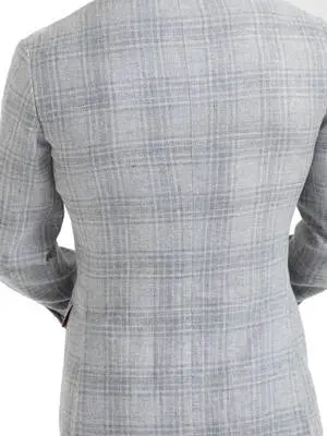 Brunello Cucinelli Prince Of Wales Double-breasted Blazer