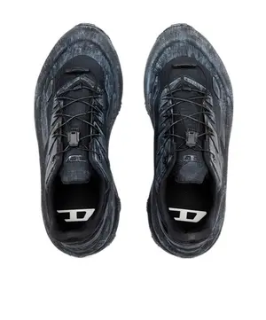 DIESEL® D-cage Low-top Runner Sneakers - Black