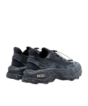 DIESEL® D-cage Low-top Runner Sneakers - Black