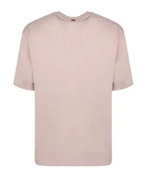 Herno Short-sleeved Crewneck T-shirt - Pink