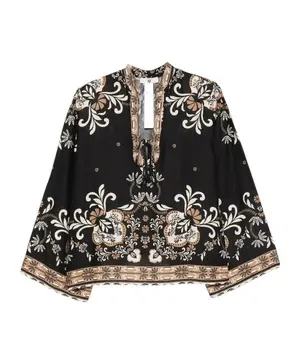 Twinset Tie Detailed Tops