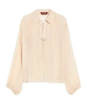 Max Mara Oversized Washed Silk Blouse