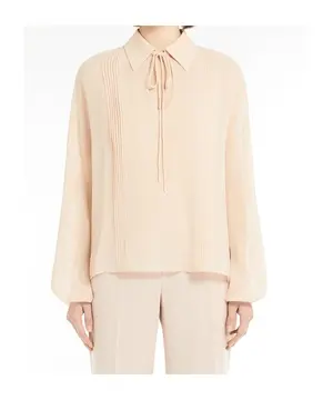 Max Mara Oversized Washed Silk Blouse