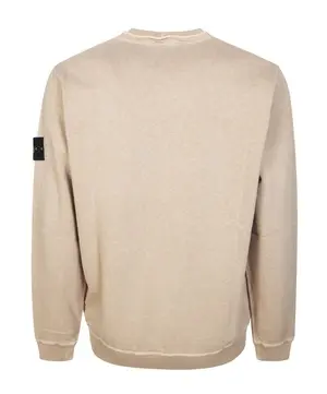 Stone Island Regular-fit Crewneck Sweatshirt - Nude