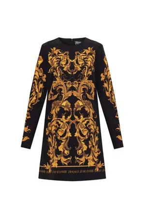 Versace Barocco Print Mini Dress