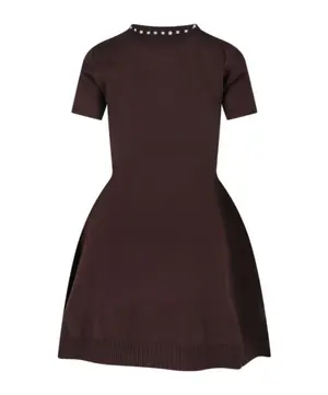 Coperni Embellished Midi Dress - Black