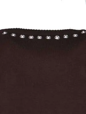 Coperni Embellished Midi Dress - Black