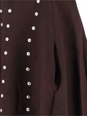 Coperni Embellished Midi Dress - Black
