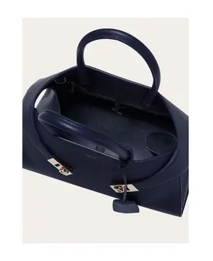 FERRAGAMO Hug Small Tote Bag - Blue