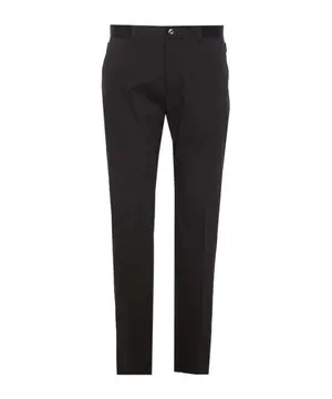Dolce & Gabbana Pleated Crease Pants - Black