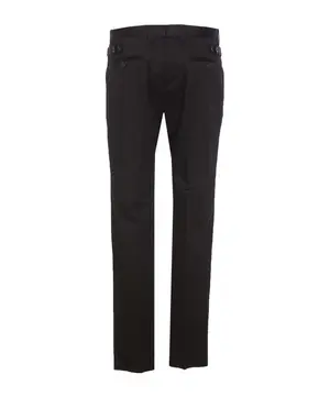 Dolce & Gabbana Pleated Crease Pants - Black