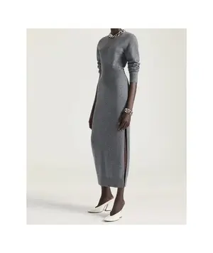 Givenchy Open Back Knitted Long Dress