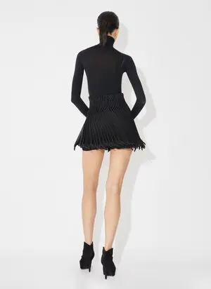 Alaïa Second Skin Turtleneck Bodysuit