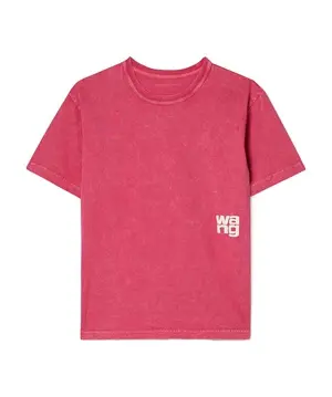 Alexander Wang Round Neck Short Sleeve T-shirt