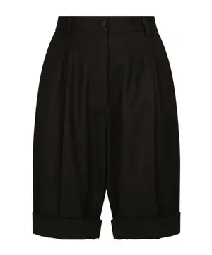 Dolce & Gabbana High Waist Gabardine Shorts