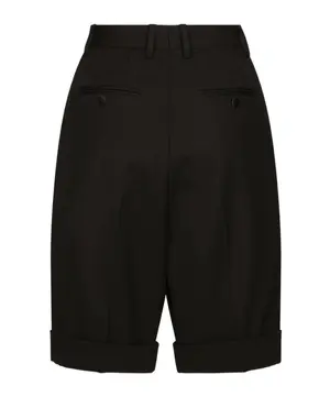 Dolce & Gabbana High Waist Gabardine Shorts