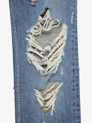 Givenchy Straight-leg Distressed Jeans