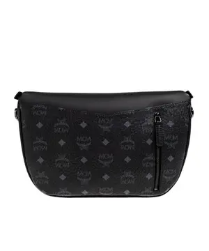 Mcm Small Diamant 3d Crossbody Bag - Black