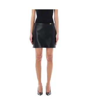 Versace Medusa '95 Straight Hem Mini Skirt - Black
