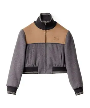 Miu Miu Zip-up Cropped Jacket