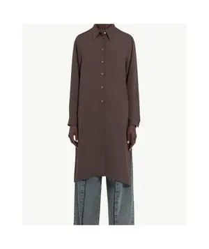 MAISON MARGIELA Draped Front Tie Shirt