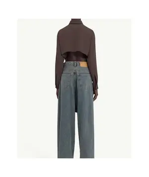 MAISON MARGIELA Draped Front Tie Shirt