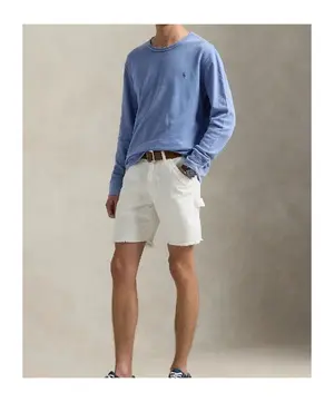 Polo Ralph Lauren Logo Embroidered Crewneck Sweatshirt - Blue