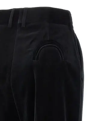 BLAZÉ MILANO Pleated Velvet Trousers