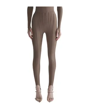 MUGLER Seam-detail Leggings
