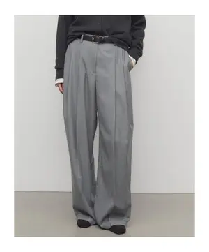 THE ROW Pleated Trousers - Grey