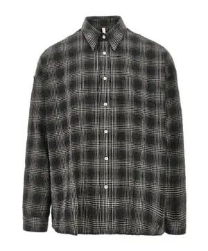 SUNFLOWER Long-sleeved Checked Shirt