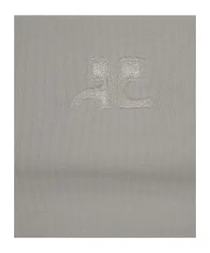 COURREGES Courrèges Ribbed Cut-out Tank Top