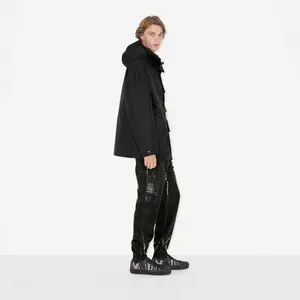 Burberry Patch-pocket Hooded Parka Coat